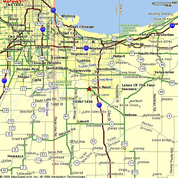 Crown Point Indiana Map Crown Point Indiana Map